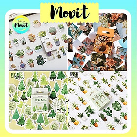 Mua Bộ 45 sticker dán hình cây cối trang trí sổ tay
