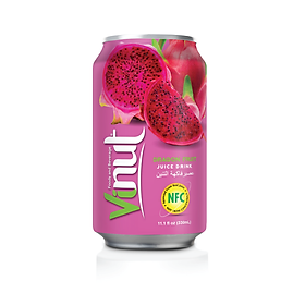 Mua Lốc 6 Lon Nước Ép Thanh long Vinut nguyên chất 330ml