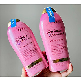 Mua Tắm tẩy tế bào chết OGX Rose Water Pink Sea - Mỹ chai 577ml ( không ...