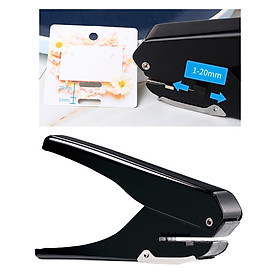 Paper Punch Oval Hole Puncher 10 Sheets Capacity DIY Card Ticket Craft ...