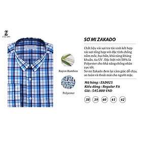 Mua Áo Sơ Mi Nam Cao Cấp ZAKADO, Họa Tiết Kẻ Caro, Chất Liệu Cao Cấp ...