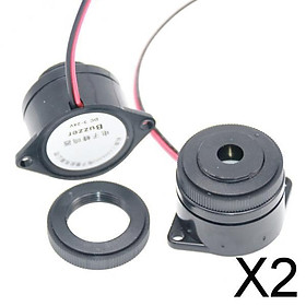 Mua 2x12V 24V Active Piezoelectric Buzzer Active Piezo Electronic Alarm ...
