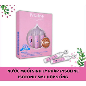 Mua (HỘP 5 ỐNG)FYSOLINE ISOTONIC-NƯỚC MUỐI SINH LÝ HÀNG ĐẦU TẠI PHÁP