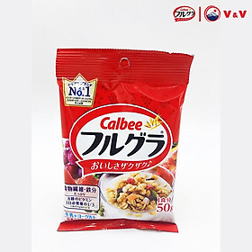 Mua Gói 50g Ngũ Cốc Trái Cây Calbee Nhật Bản
