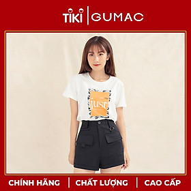 Mua Quần short nữ QA1085 GUMAC thiết kế phối đai