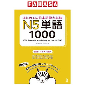 Mua はじめての日本語能力試験 N5単語1000 Hajimete No Nihongo Nouryoku Shiken N5 Tango 1000(English/Vietnamese ...