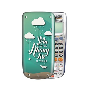 Mua Nắp/ Ốp máy tính Casio/Vinacal Cute Slogan 066