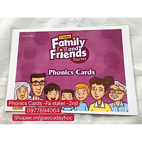 Mua Flashcard Phonics Family and friends Starter -2nd ép plastic