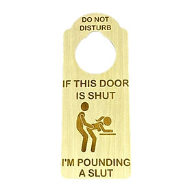 Mua Do Not Disturb Door Hanger Do Not Disturb Wooden Sign for Restroom ...