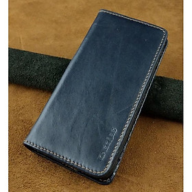 Mua Bao Da cho Iphone 14 / 14 Plus Handmade Da Bò Thật - Xanh - ip 14 ...