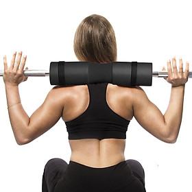 Barbell Bar Cover Squat Pad Weight Lifting Shoulder Back Protector Black