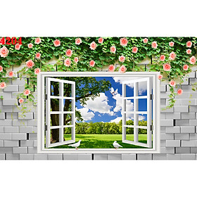 Mua Tranh Dán Tường 3D Cửa Sổ - Có Sẵn Keo - TCS029