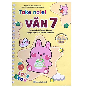 Mua Sách - TAKE NOTE! Văn 7 tại huongbooks