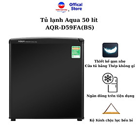 Review Tủ lạnh Aqua 50 lít AQR-D59FA(BS) Tủ lạnh Mini phòng trọ, phòng ...