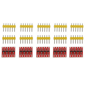 Mua 5 Pieces 4 Channel Bidirectional Logic Level Shift Converter 3.3V ...