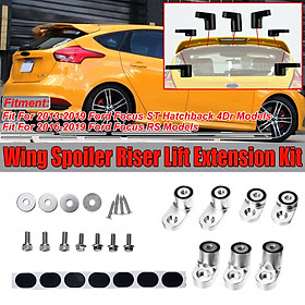 Mua Silver Spoiler Lip Wing Riser Raiser Kit For Ford Focus ST ...