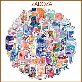 Mua Sticker đồ uống trà sữa decal dán laptop , điện thoại,bình nước ...