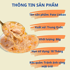 Mua COMBO 20 GÓI PATE LIEBAO SÓC NÂU NỘI ĐỊA TRUNG DÀNH CHO MÈO - GIÁ ...