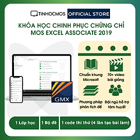 Mua Khóa Ôn thi chứng chỉ MOS Excel 2019 Associate Specialist (Kèm Video bài giảng) - Thành thạo ...