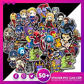 Mua 50 Sticker Marvel Chipi | Dán Nón Bảo Hiêm, Điện Thoại, Laptop ...