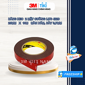 Review Băng keo cường lực dán đồ chơi xe hơi 3M 4229P 20mmx10m (Đỏ)