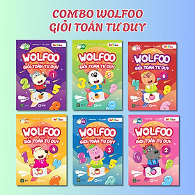 Mua Combo 6 cuốn : Wolfoo Giỏi Toán Tư Duy tại 1980 BOOKS HCM