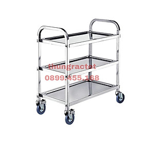 Mua Xe đẩy inox, xe đẩy inox 3 tầng, xe đẩy inox spa