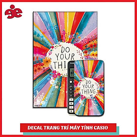 Mua Decal máy tính Casio Cute slogan 070