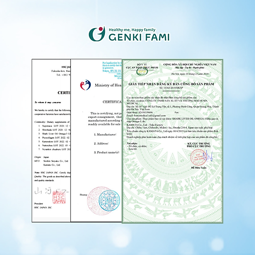 Dầu Gan Cá Mập Omega 3 Astaxanthin Genki Fami Nhật Bản, Bổ Mắt, Bổ Não ...