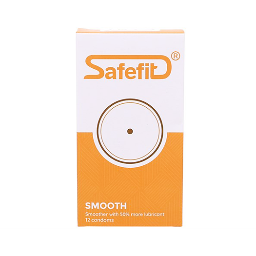 Bao cao su mỏng nhiều chất bôi trơn Safefit Smooth - hộp 12 chiếc - Bao ...