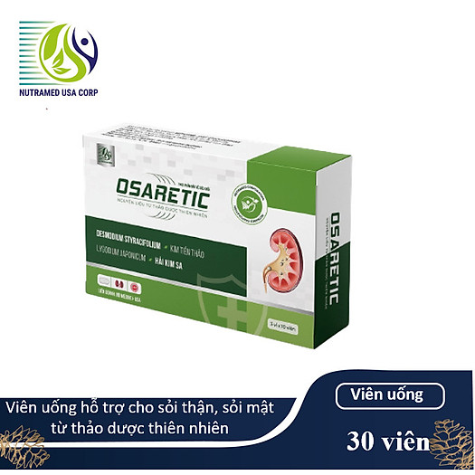 Viên uống hỗ trợ OSARETIC - Giải phaspp hỗ trợ cho các trường hợp sỏi ...