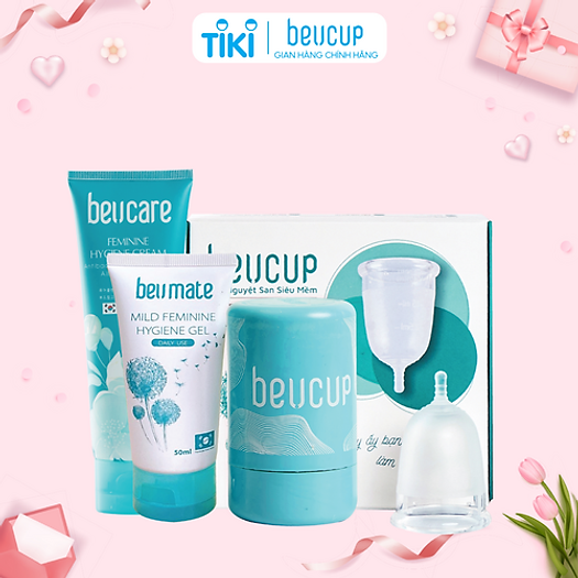 Cốc Nguyệt San BeU Cup và DDVS BeU Care, đạt chuẩn FDA & 100% silicone ...