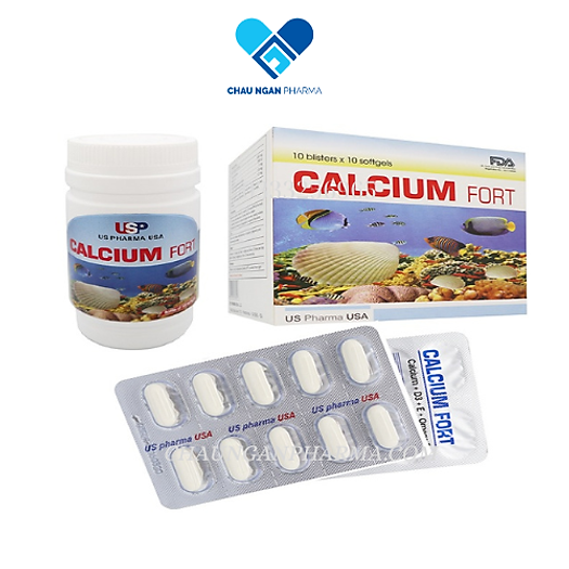 Viên canxi CALCIUM FORT USP - Hỗ trợ xương khớp | ThuocLongChau.com