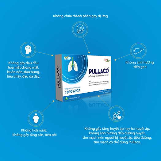 TPBVSK PULLACO – Hỗ trợ giảm ho đờm, khò khè, khó thở - Hệ miễn dịch ...