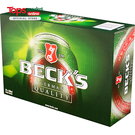 Thùng 24 Lon Bia Beck's 330Ml - Bia và Nước hoa quả lên men | VinMart.co
