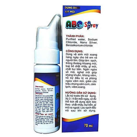 Dung dịch xịt mũi kháng viêm - ABC spray - Chăm sóc cá nhân khác ...