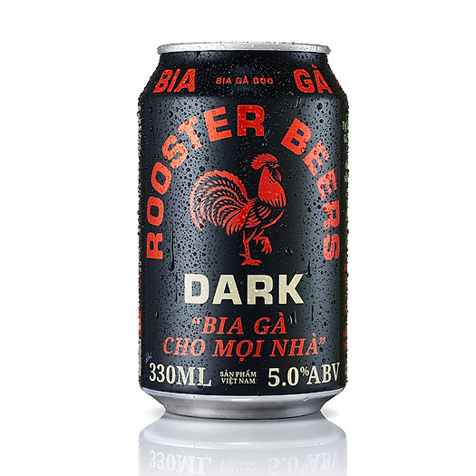 Thùng Rooster Beers Dark (Bia Gà) 24 Lon (330ml/Lon) - Bia Nội Địa ...