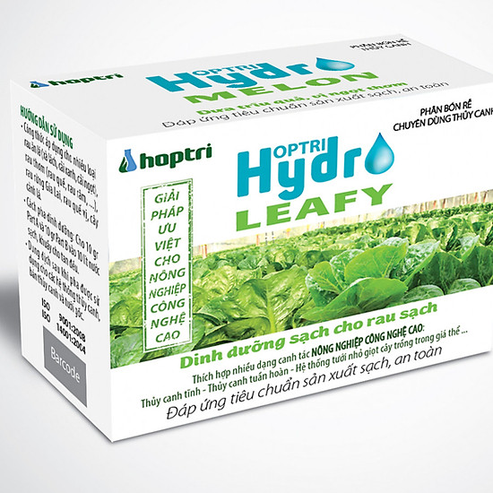 Phân bón thủy canh cho rau sạch hợp trí hydro leafy