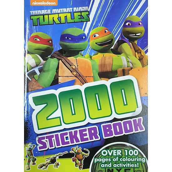 Sách Nickelodeon Teenage Mutant Ninja Turtles 2000 Sticker Book - Web ...