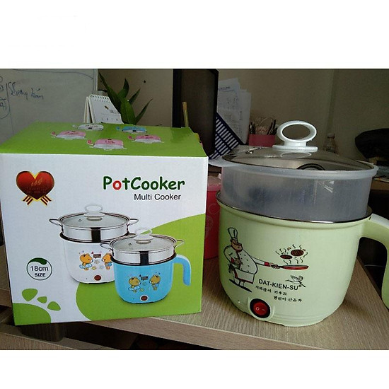 Ca Nấu Mì, Ăn Lẩu, Đun Nước Siêu Tốc Modosa Đa Năng Mini 2 Tầng Tặng ...