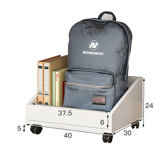 Kệ gỗ để đồ đa năng có bánh xe di chuyển dễ dàng - gp190