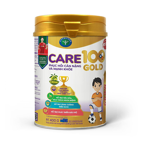 Sữa Nutricare Care 100 Gold cho trẻ biếng ăn suy dinh dưỡng 1-10 tuổi (900g) | Siêu Thị Con Cưng