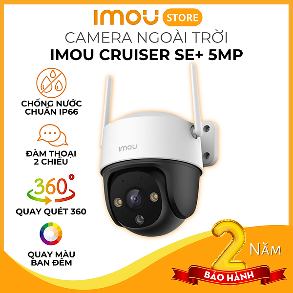 Camera IP wifi ngoài trời IMOU Cruiser SE 2MP/4MP - Hàng Chính Hãng ...