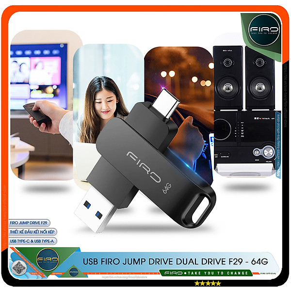 USB FIRO Jump Drive Dual Drive F29 - USB 3.1 32GB / 64GB Đầu Nối Kép ...