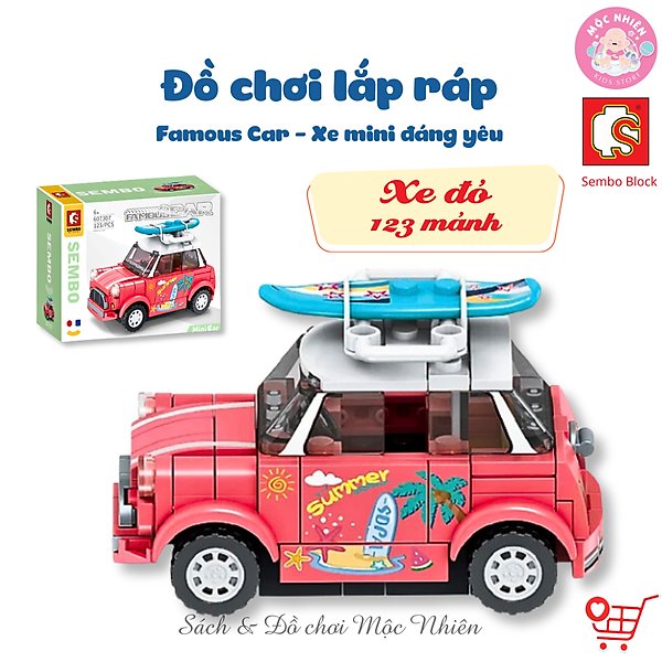 Đồ chơi lắp ráp xếp hình SEMBO BLOCK Famous Car - Xe mini đáng yêu ...