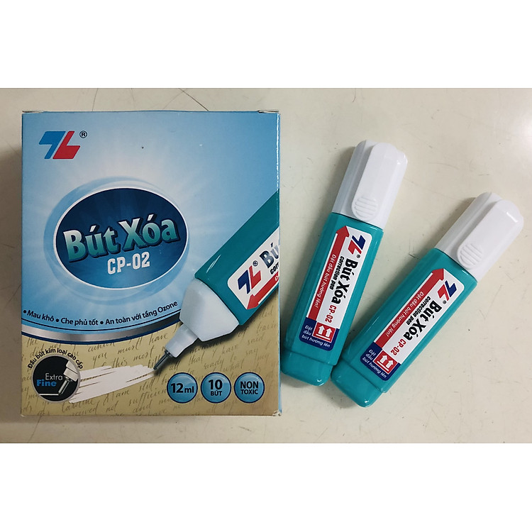 Mua Hộp Bút Xoá Thiên Long CP-02 12ml (10 cây/ hộp) tại Nhà sách Quốc Việt