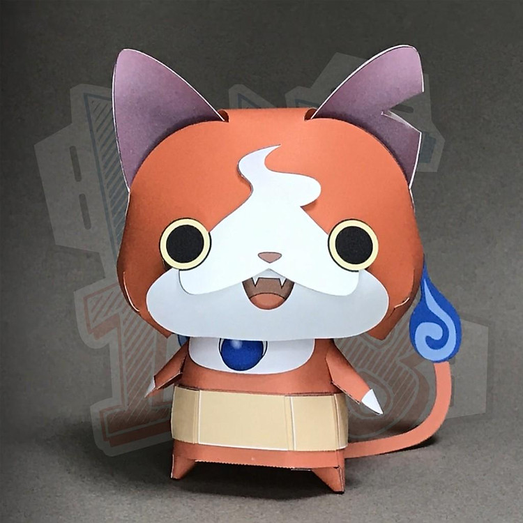 Mua Mô hình giấy Anime Chibi Jibanyan ver 2 – Yo-Kai Watch