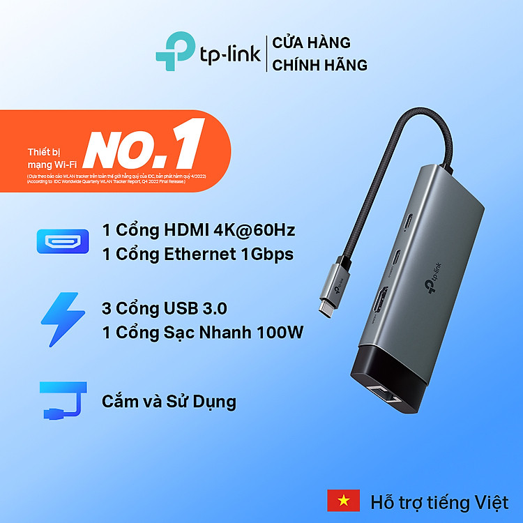 Mua Bộ Chuyển Đổi HUB USB Type C TP-Link UH6120C 6 Cổng và UH9120C 9 ...