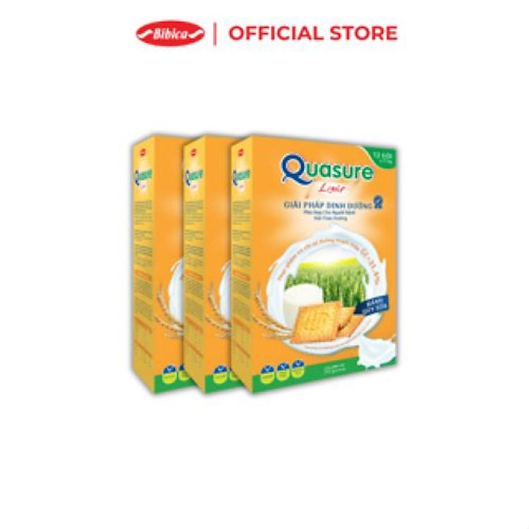 Mua BAO BÌ MỚI - Combo 3 Bánh Quy Quasure Light Bibica 210g - Thực phẩm ...