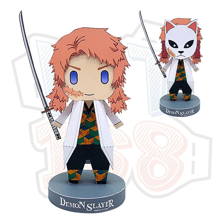 Mua Mô hình giấy Anime Chibi Sabito ver 2 – Demon Slayer (Kimetsu No Yaiba)